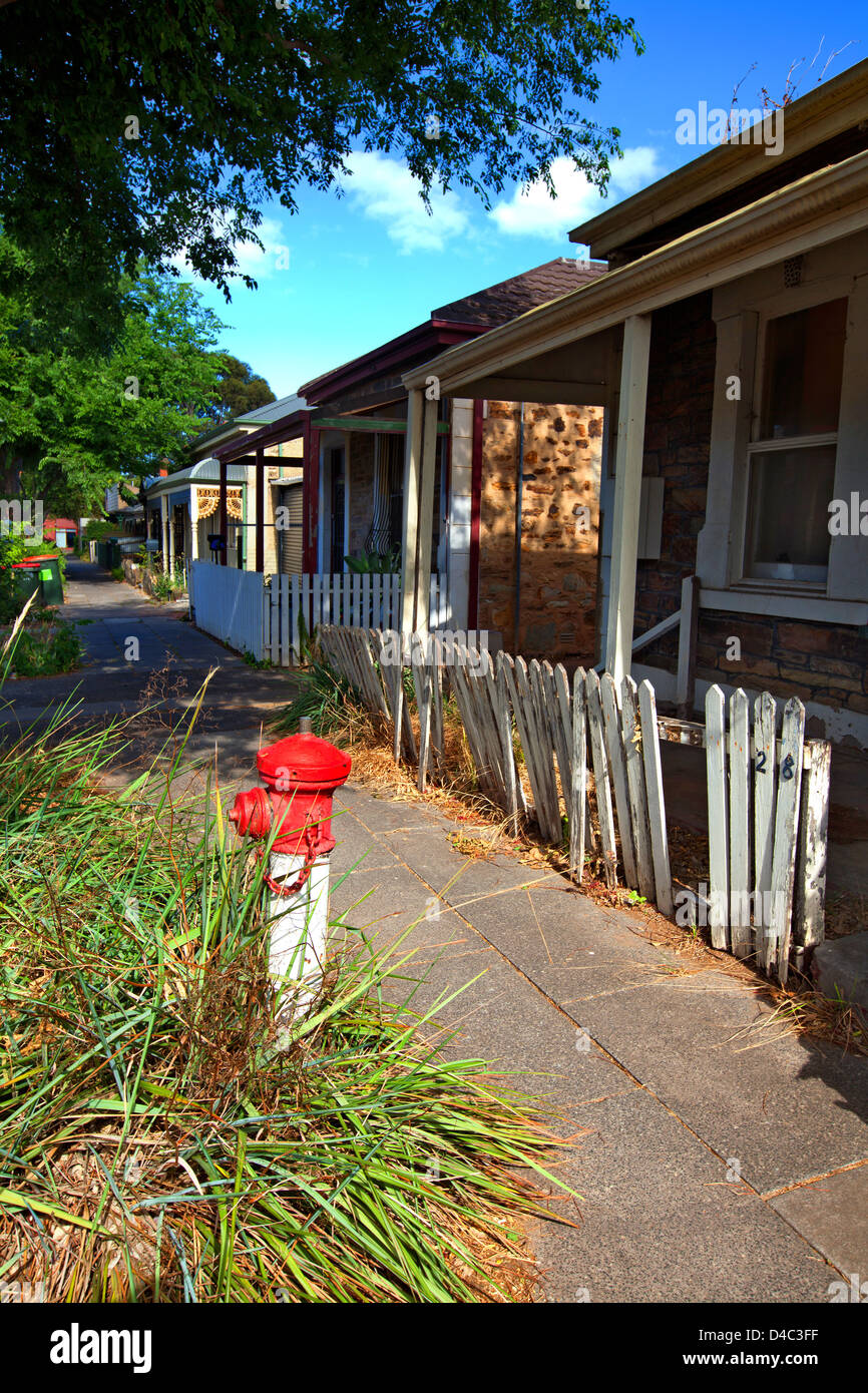 Adelaide inner city suburban street South Australia Stock Photo - Alamy