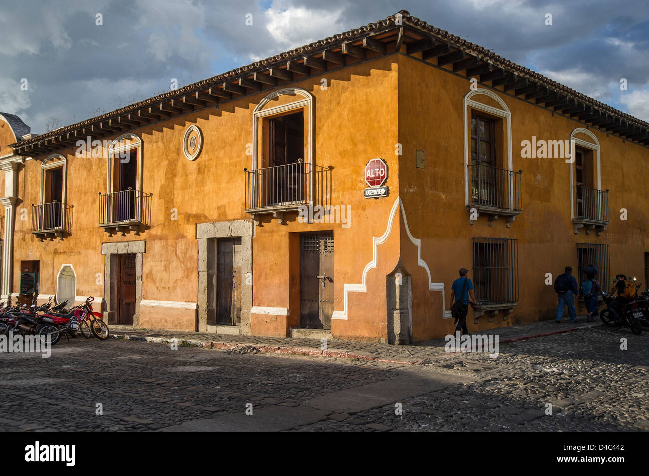Spanish Colonial Antigua Guatemala Stock Photo - Alamy