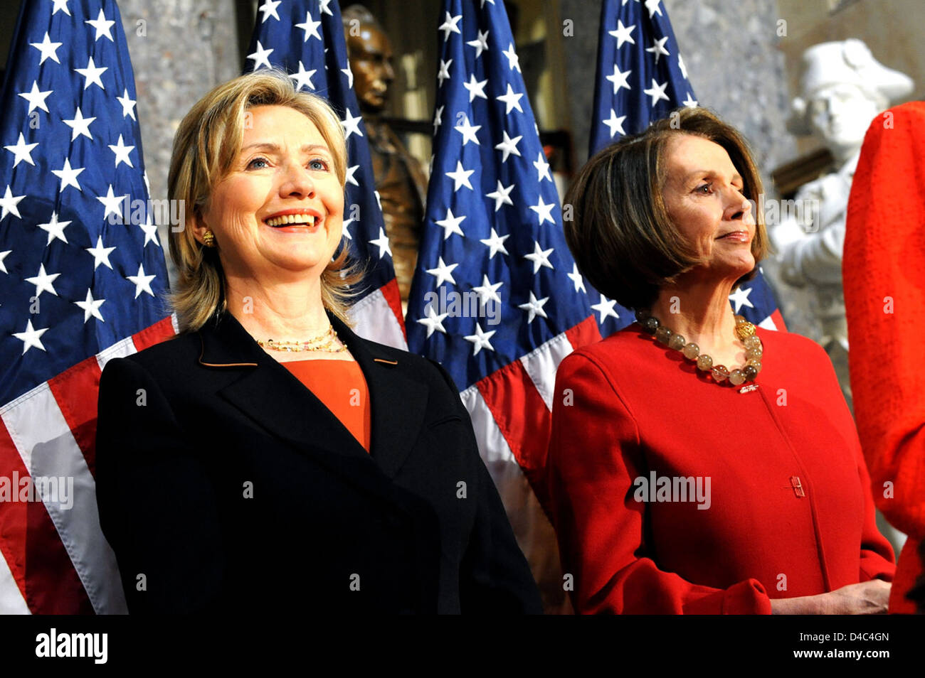 Secretary Clinton With House Speaker Nancy Pelosi Stock Photo - Alamy