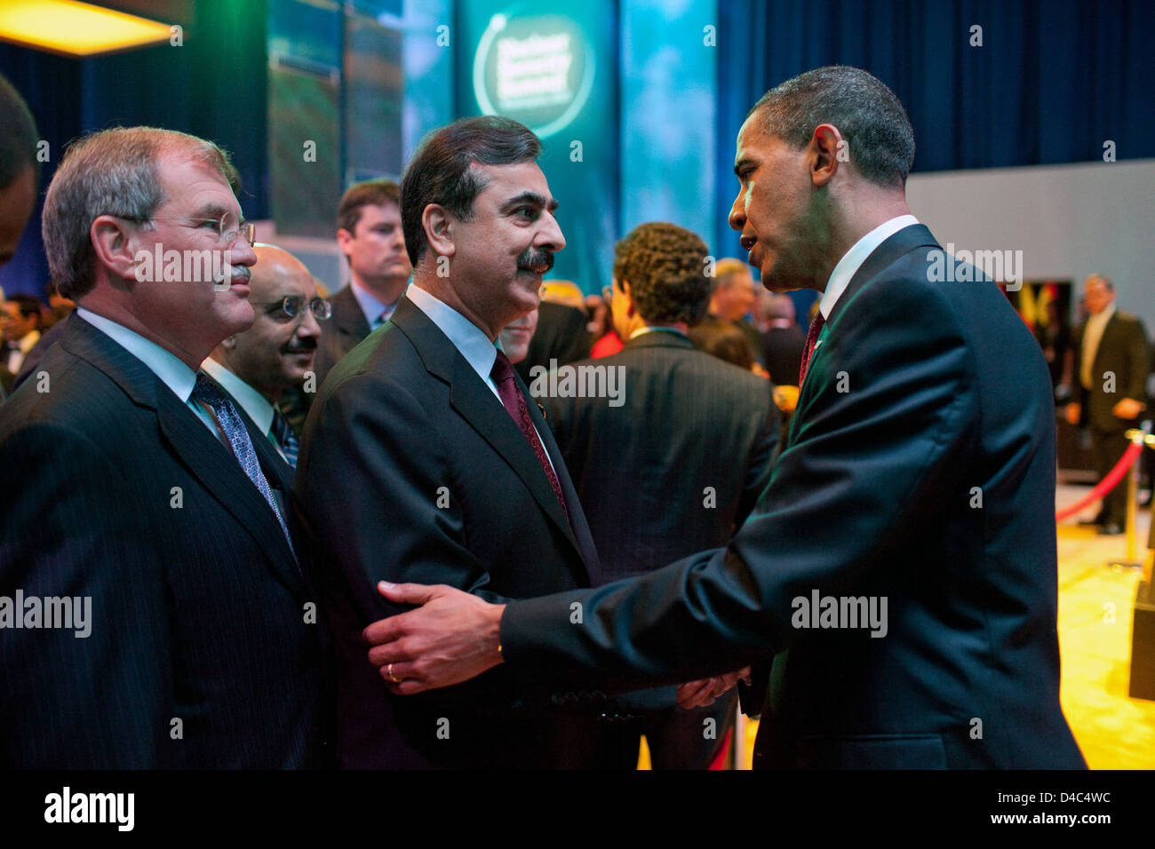 President Obama With Pakistani Prime Minister Stock Photo - Alamy