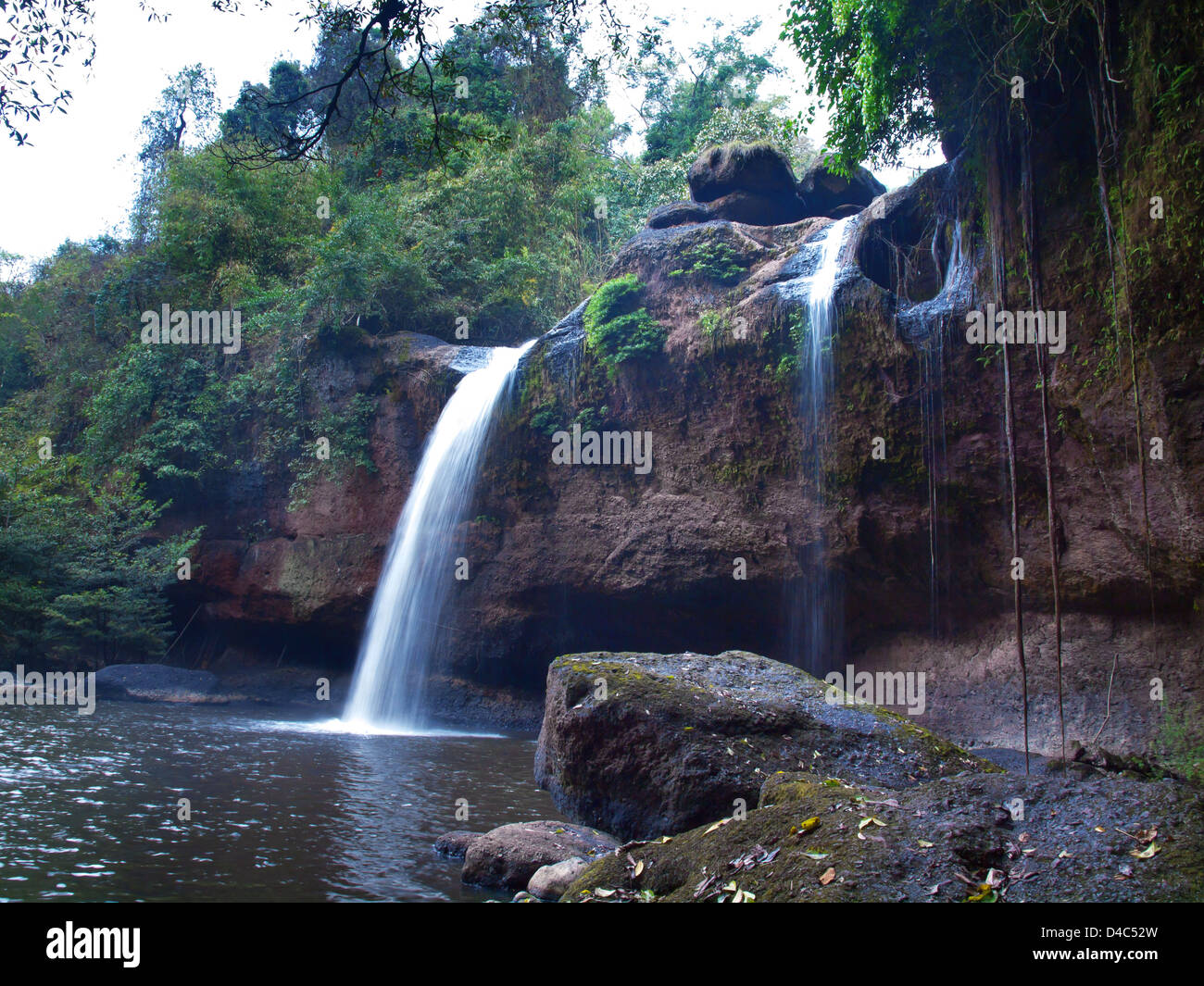 Haew Suwat Waterfall Stock Photo - Alamy