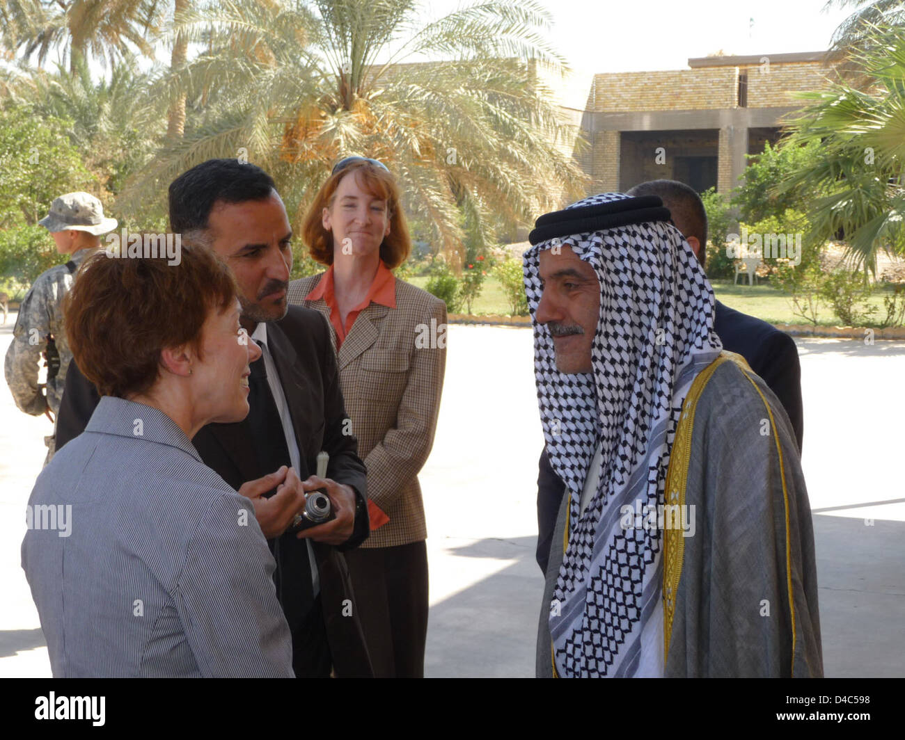 Lisa Piascik Meets With Ra'ad Stock Photo - Alamy