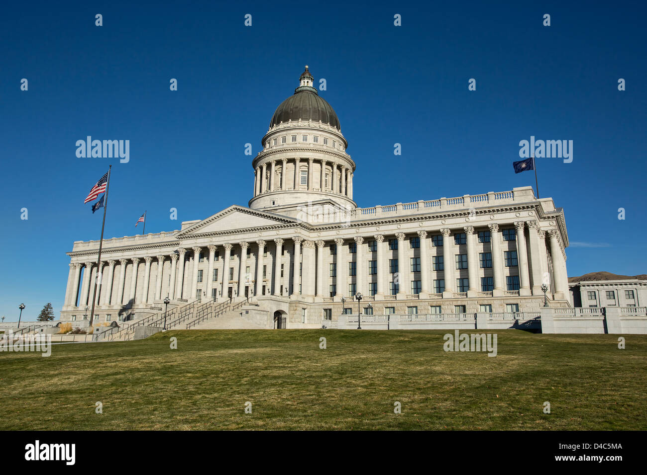 Utah State Capital front step view Stock Photo - Alamy