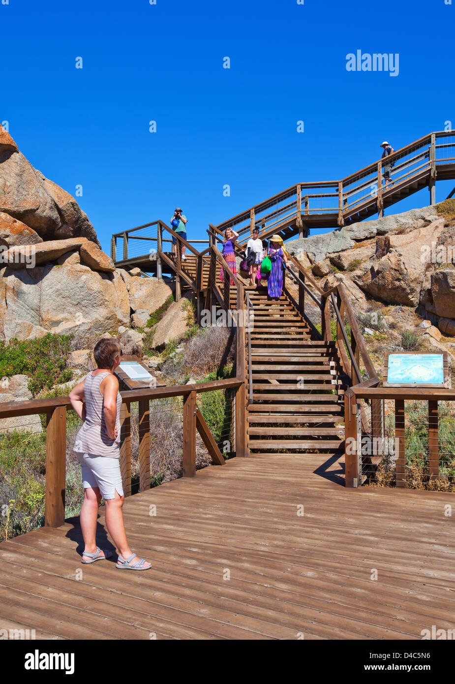 Granite Island on the Fleurieu Peninsula in South Australia Stock Photo ...