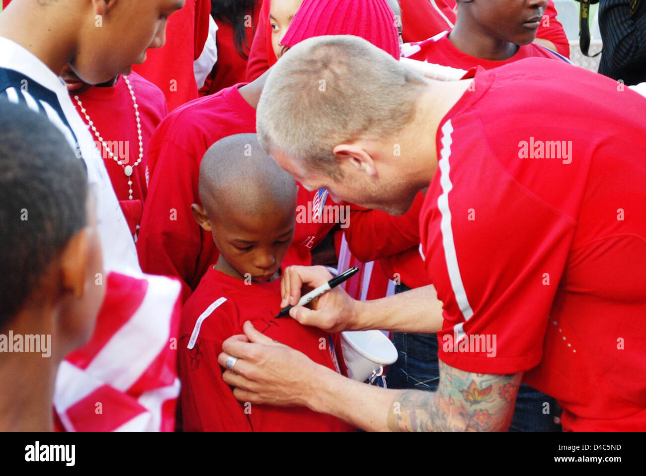 U.S. National Soccer Team Members Signs His Autograph Stock Photo - Alamy