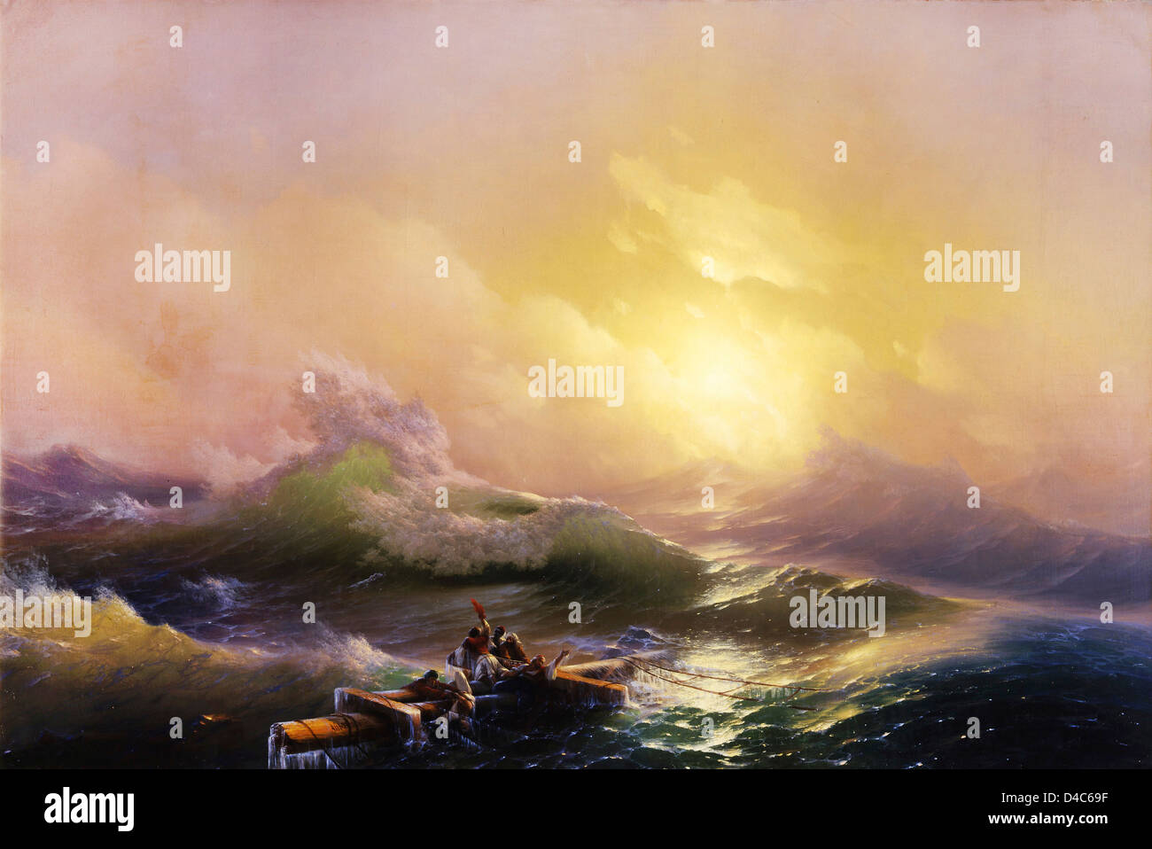 Ivan Aivazovsky, The Ninth Wave 1850 Oil on canvas. State Russian ...