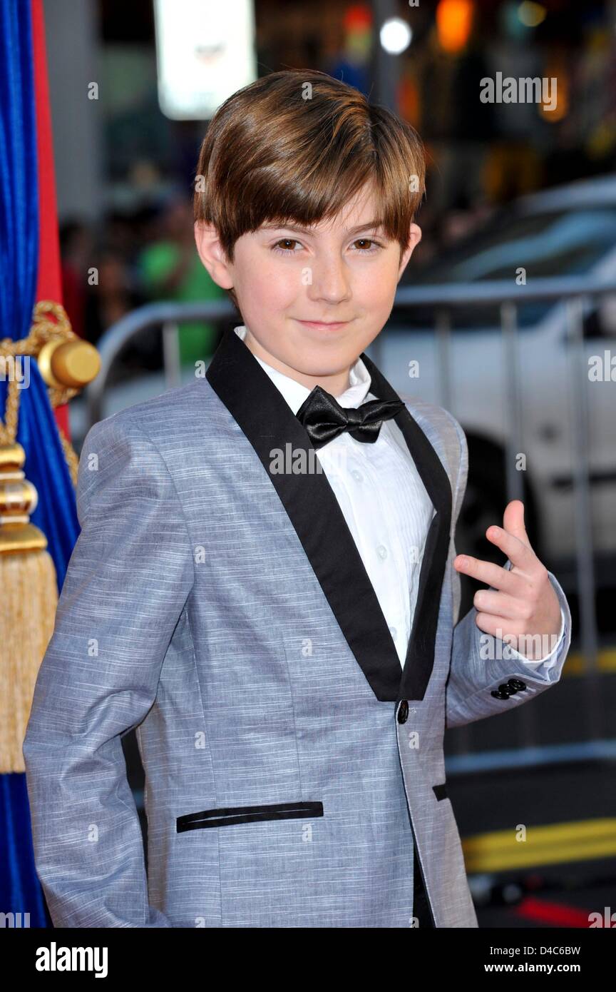 Los Angeles, California, USA. 11th March 2013. Mason Cook at arrivals ...
