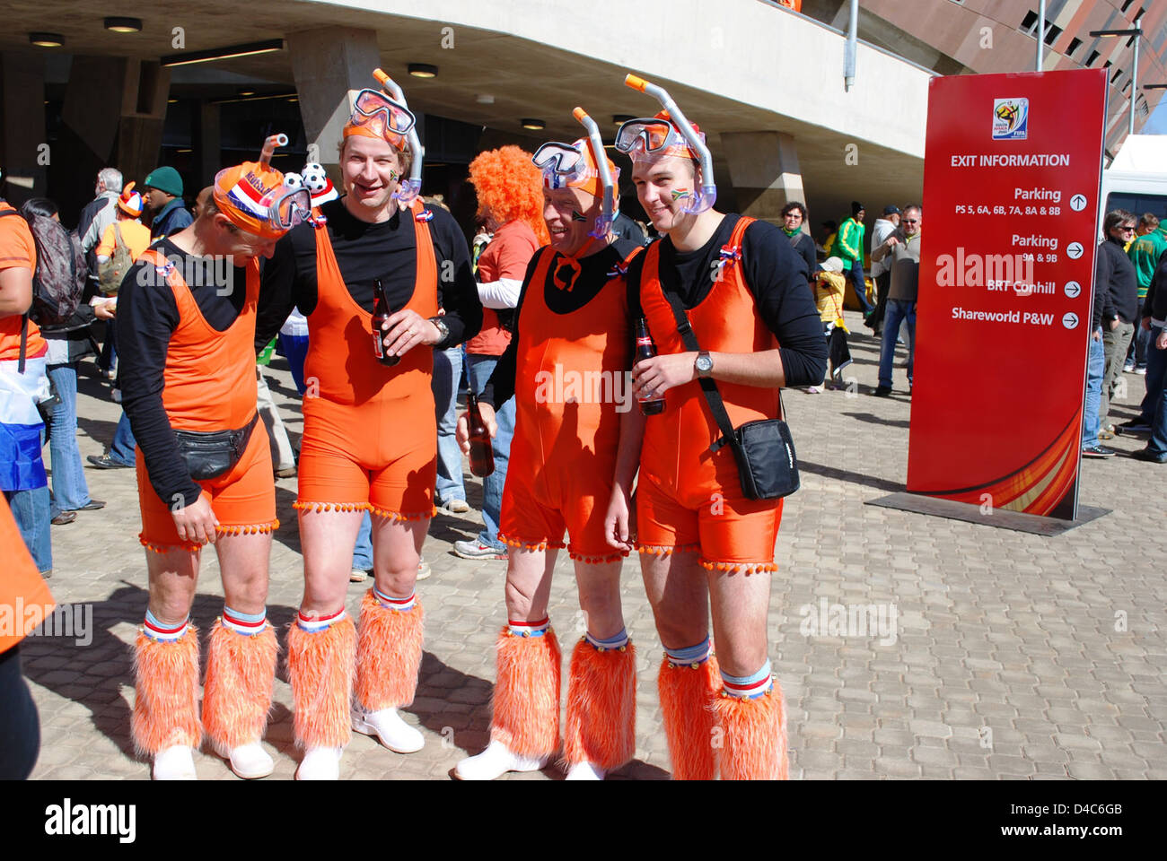 Dutch Fans Show Their Pride Stock Photo - Alamy