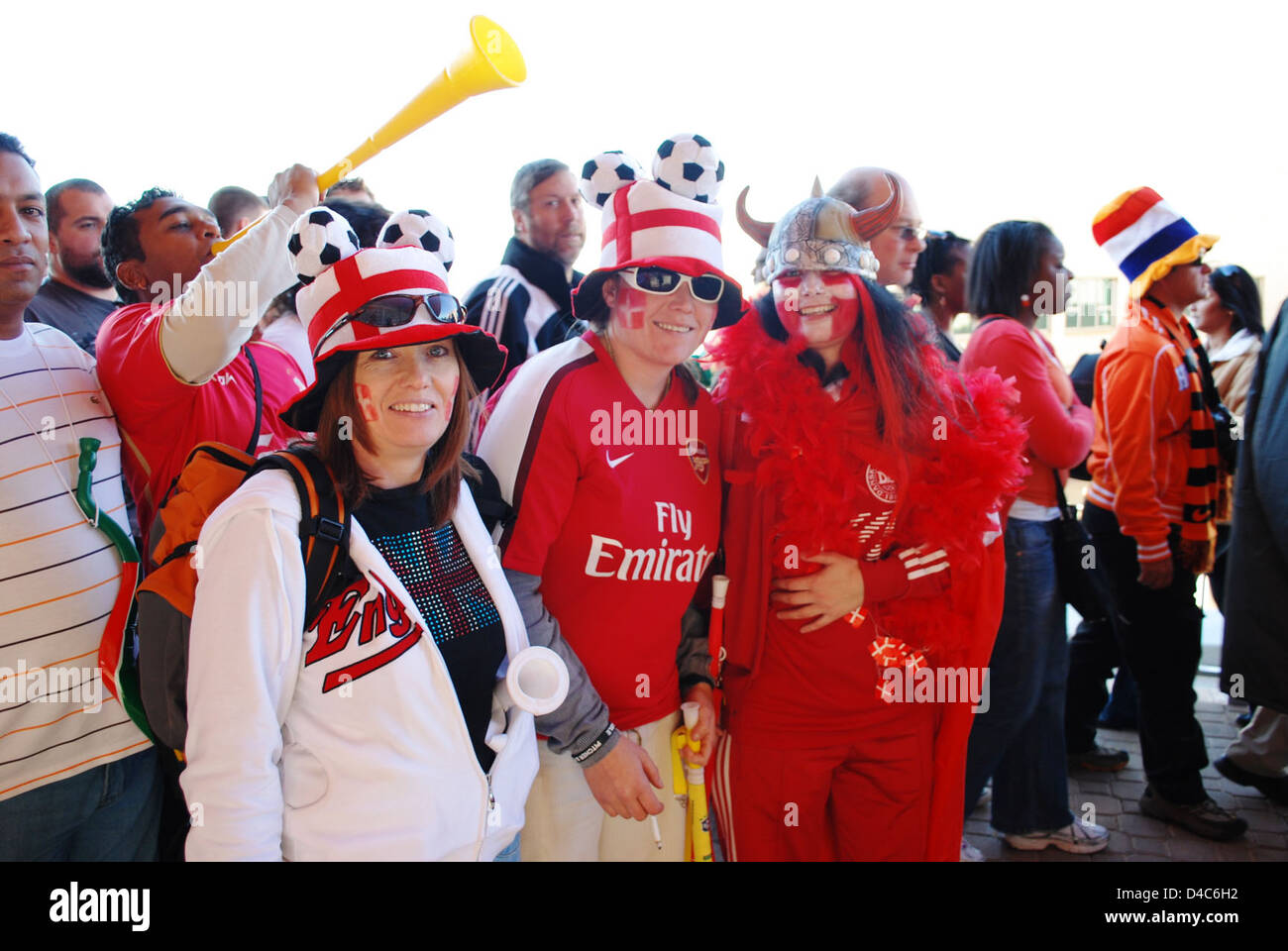 2010 0616 English fans Stock Photo - Alamy