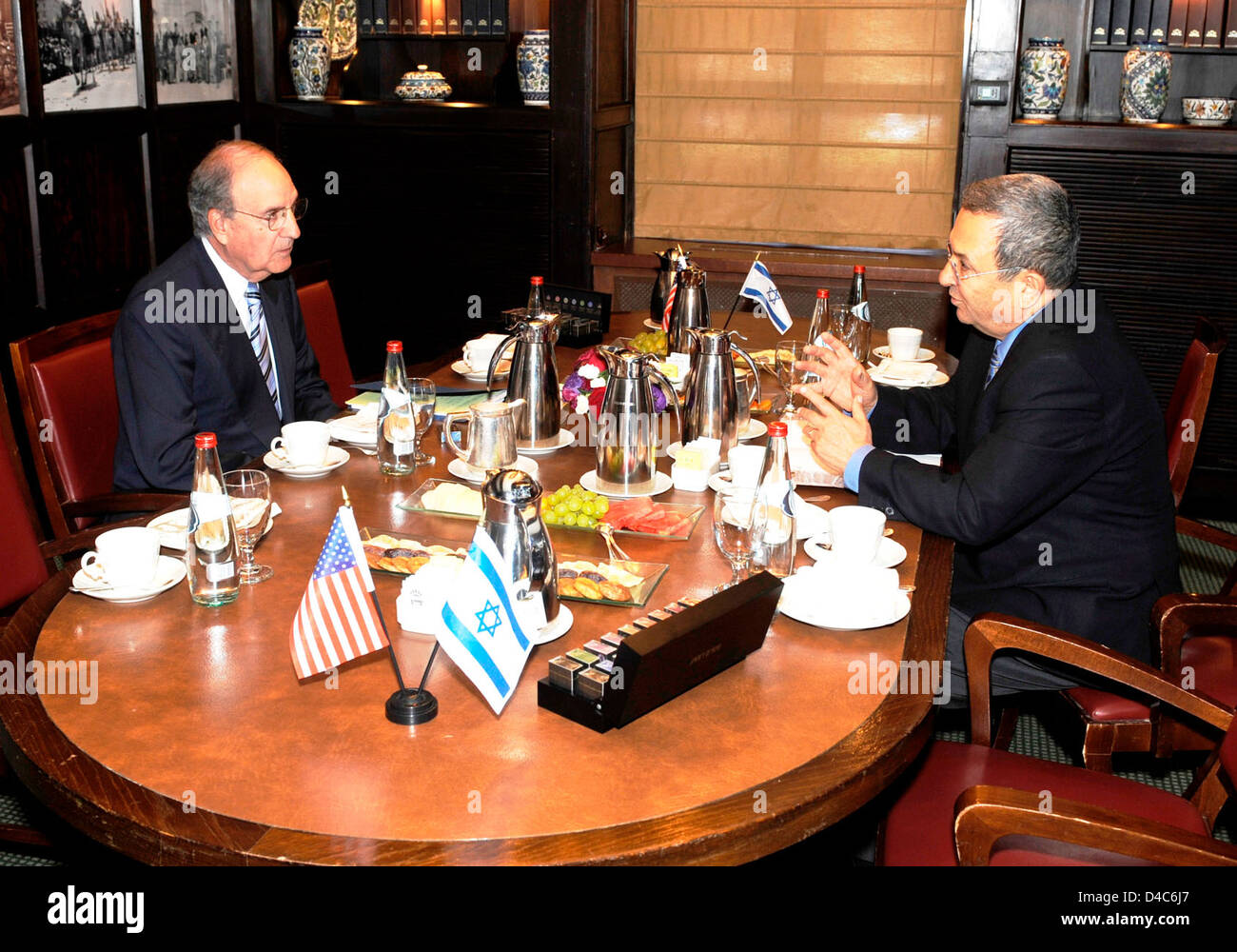 Minister of defense ehud barak hi-res stock photography and images - Alamy