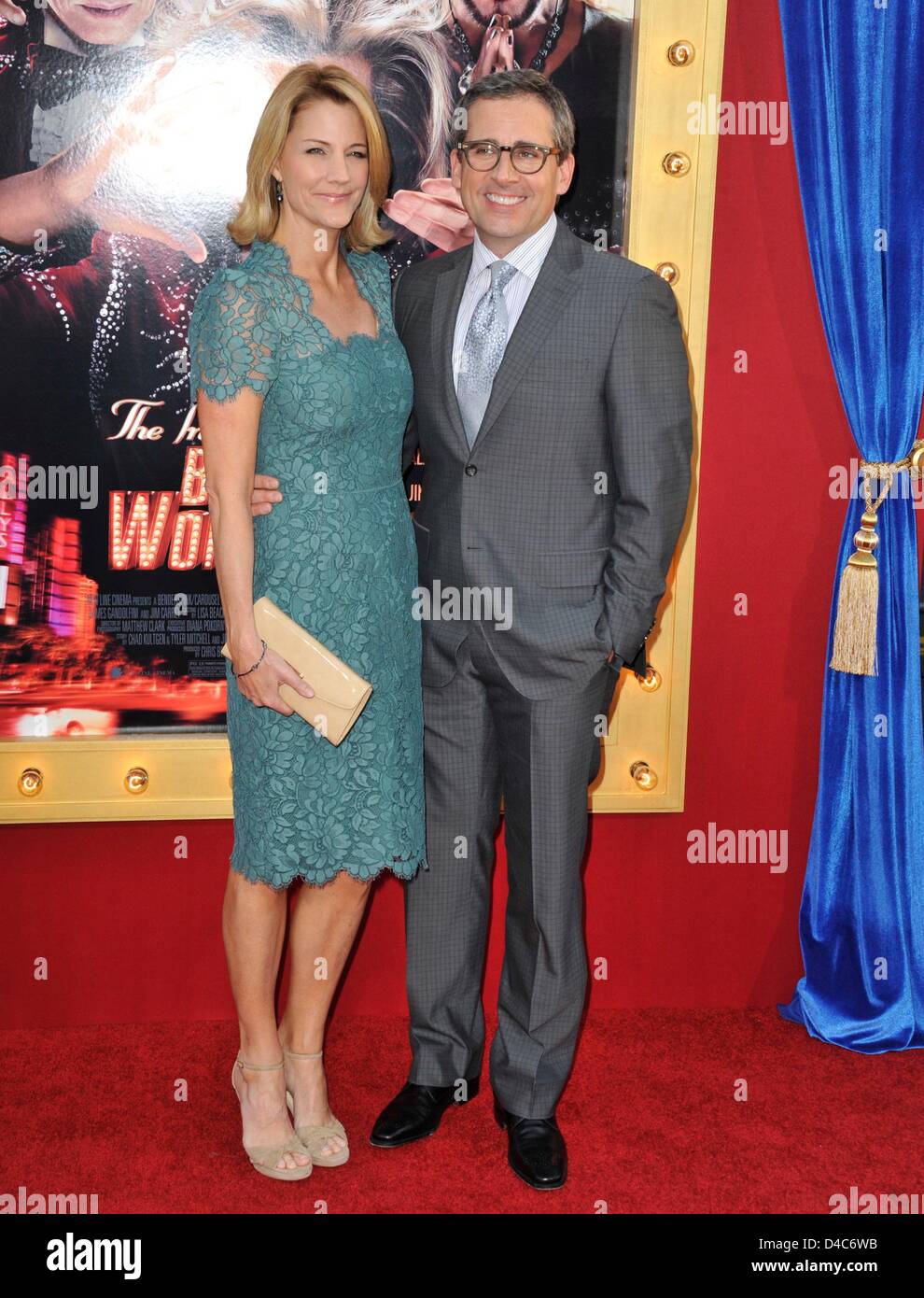 Los Angeles, California, USA. 11th March 2013. Steve Carell, Nancy ...
