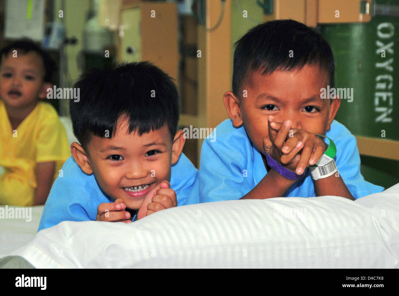 Youth Patients Play After an Examination Stock Photo - Alamy