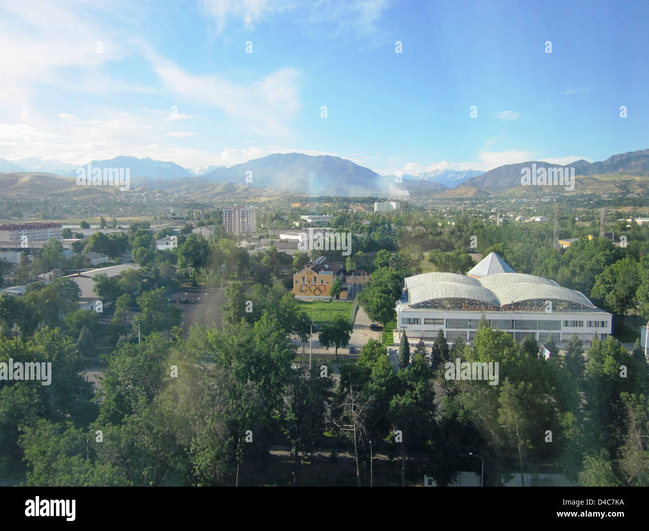 The Dushanbe Landscape From the Dushanbe Hyatt Hotel Stock Photo - Alamy