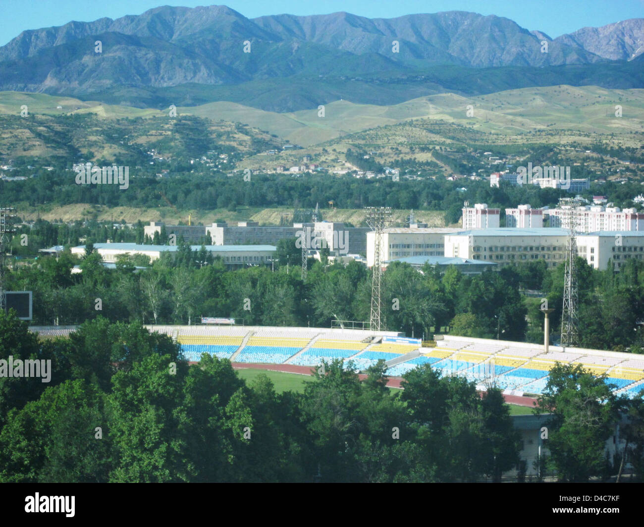 A Photo is Take of the Dushanbe Landscape Stock Photo - Alamy