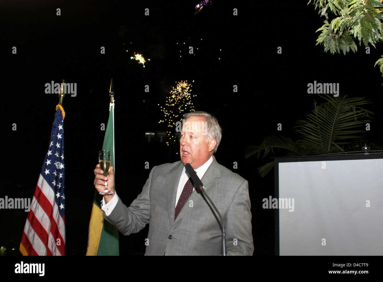 July 4th Celebration at U.S. Embassy in Brazil Stock Photo - Alamy