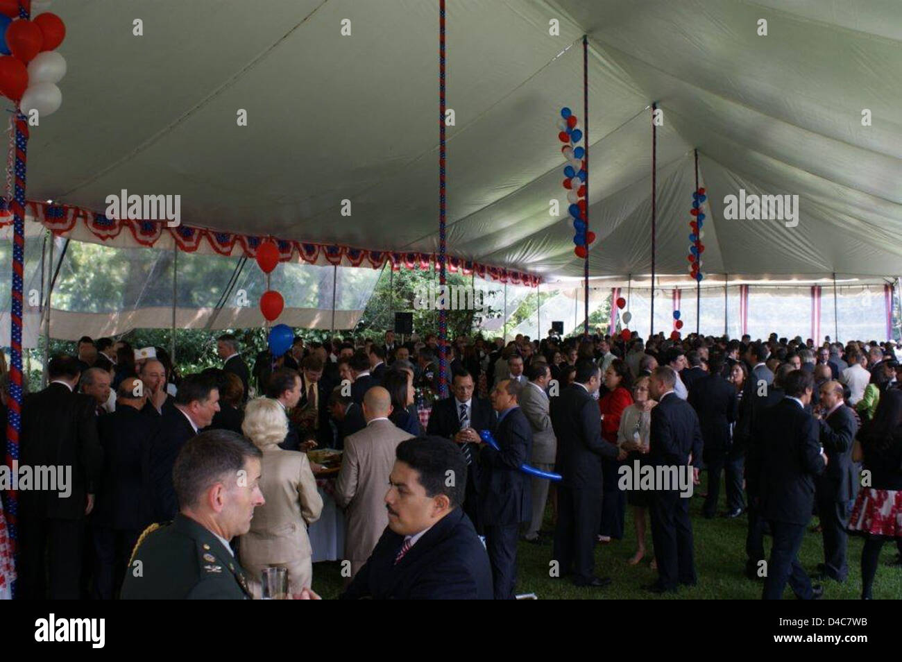 July 4th Celebration at U.S. Embassy in Guatemala Stock Photo - Alamy