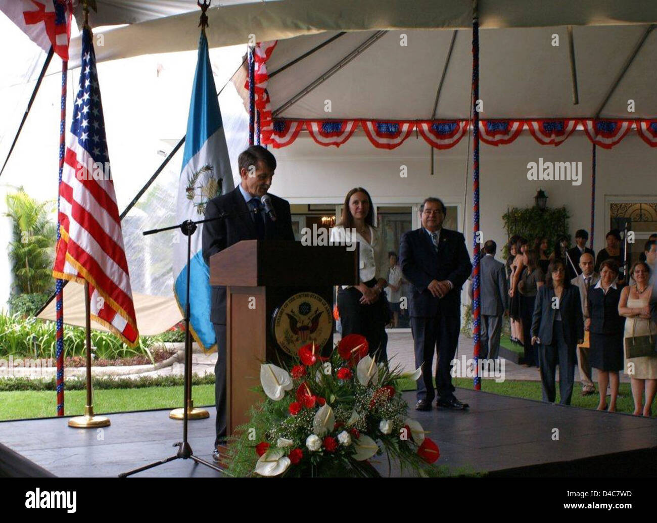 July 4th Celebration at U.S. Embassy in Guatemala Stock Photo - Alamy