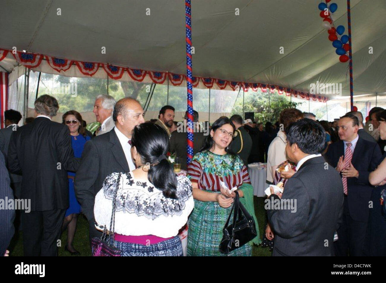 July 4th Celebration at U.S. Embassy in Guatemala Stock Photo - Alamy
