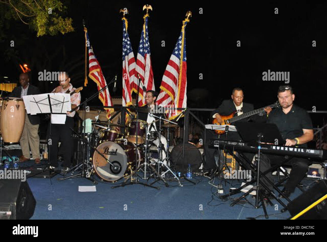 July 4th Celebration at U.S. Embassy in the Dominican Republic Stock ...