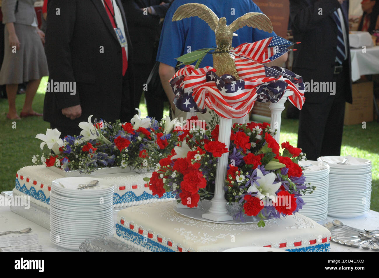 July 4th Celebration at U.S. Embassy in Ecuador Stock Photo - Alamy