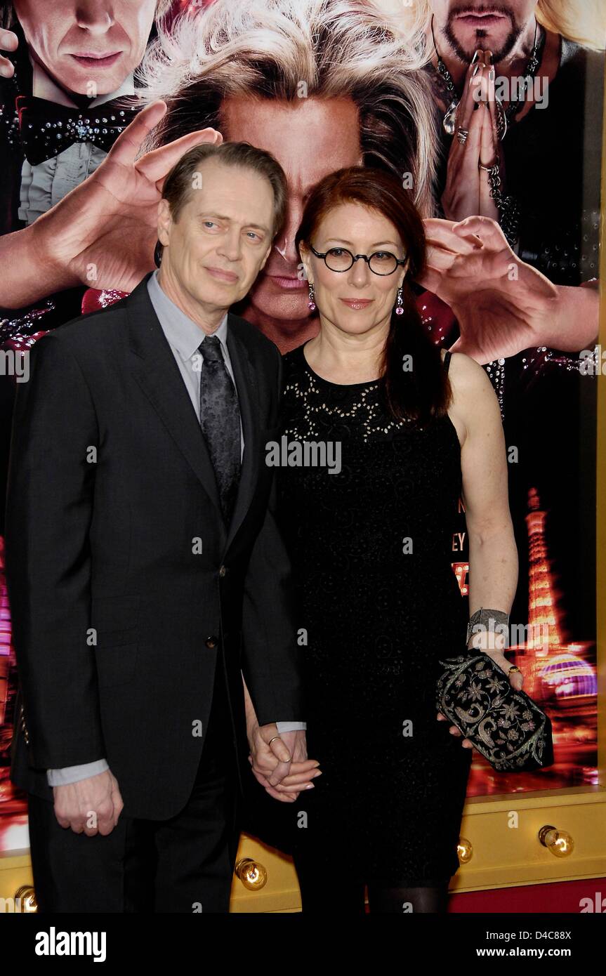 Los Angeles, California, USA. 11th March 2013. Steve Buscemi, Jo Andres ...
