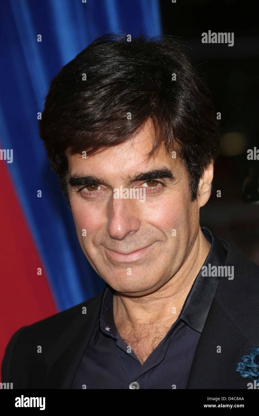 Los Angeles, California, USA. 11th March 2013. Magician DAVID ...