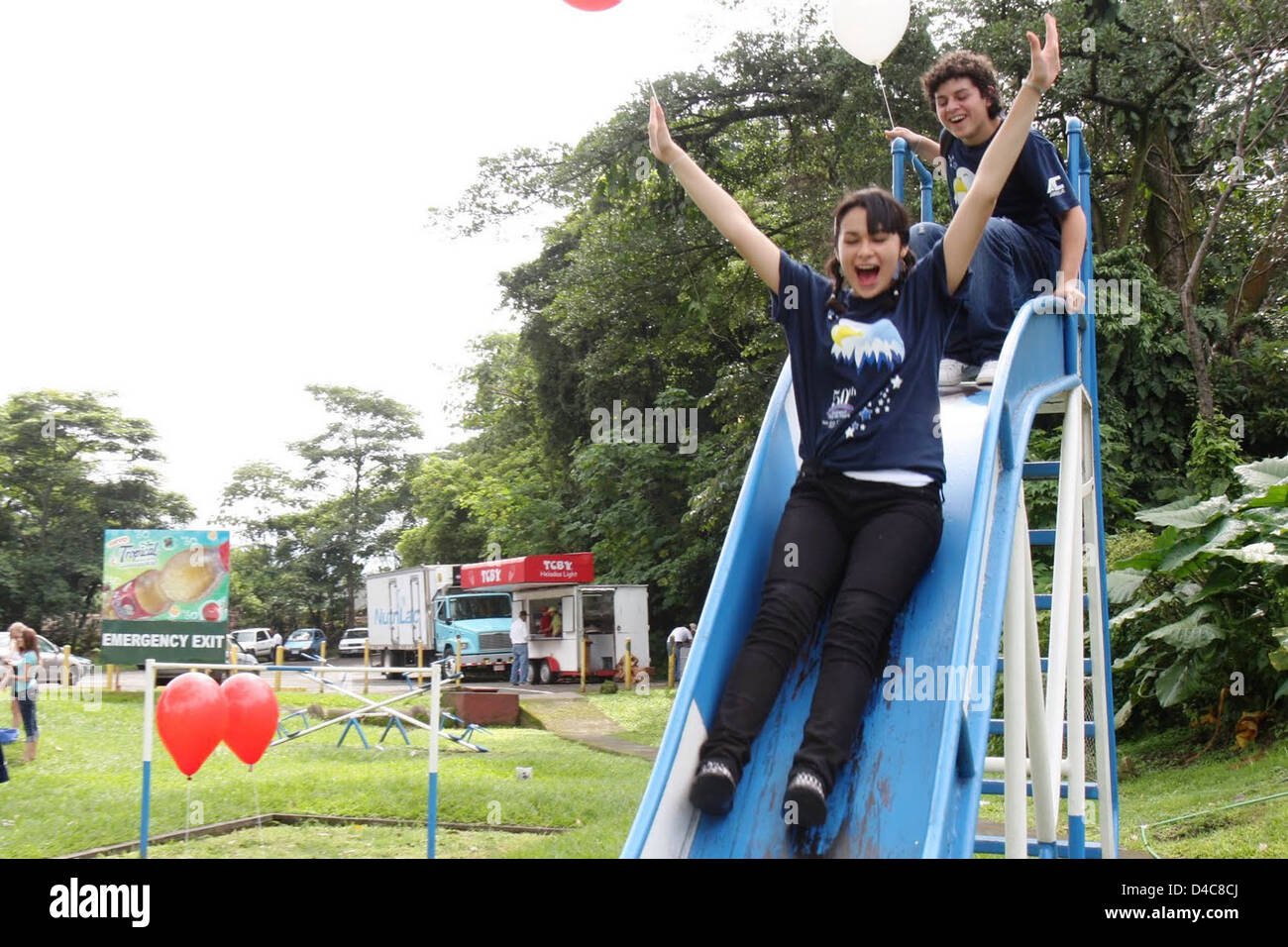 Students Play on the Playground Stock Photo - Alamy