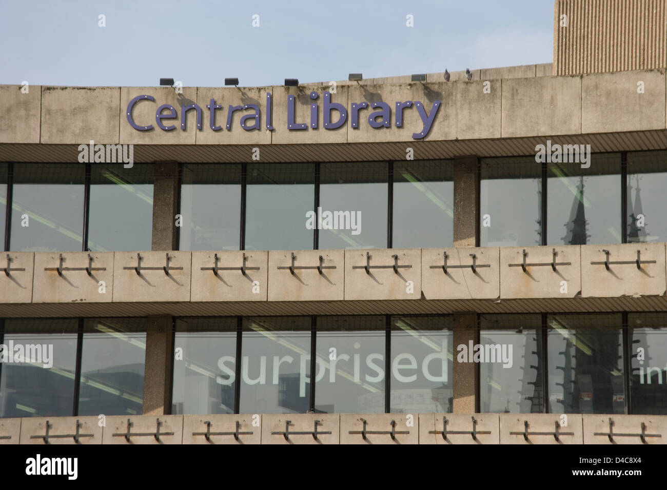 Central Library in Chamberlain Square Birmingham England Stock Photo ...