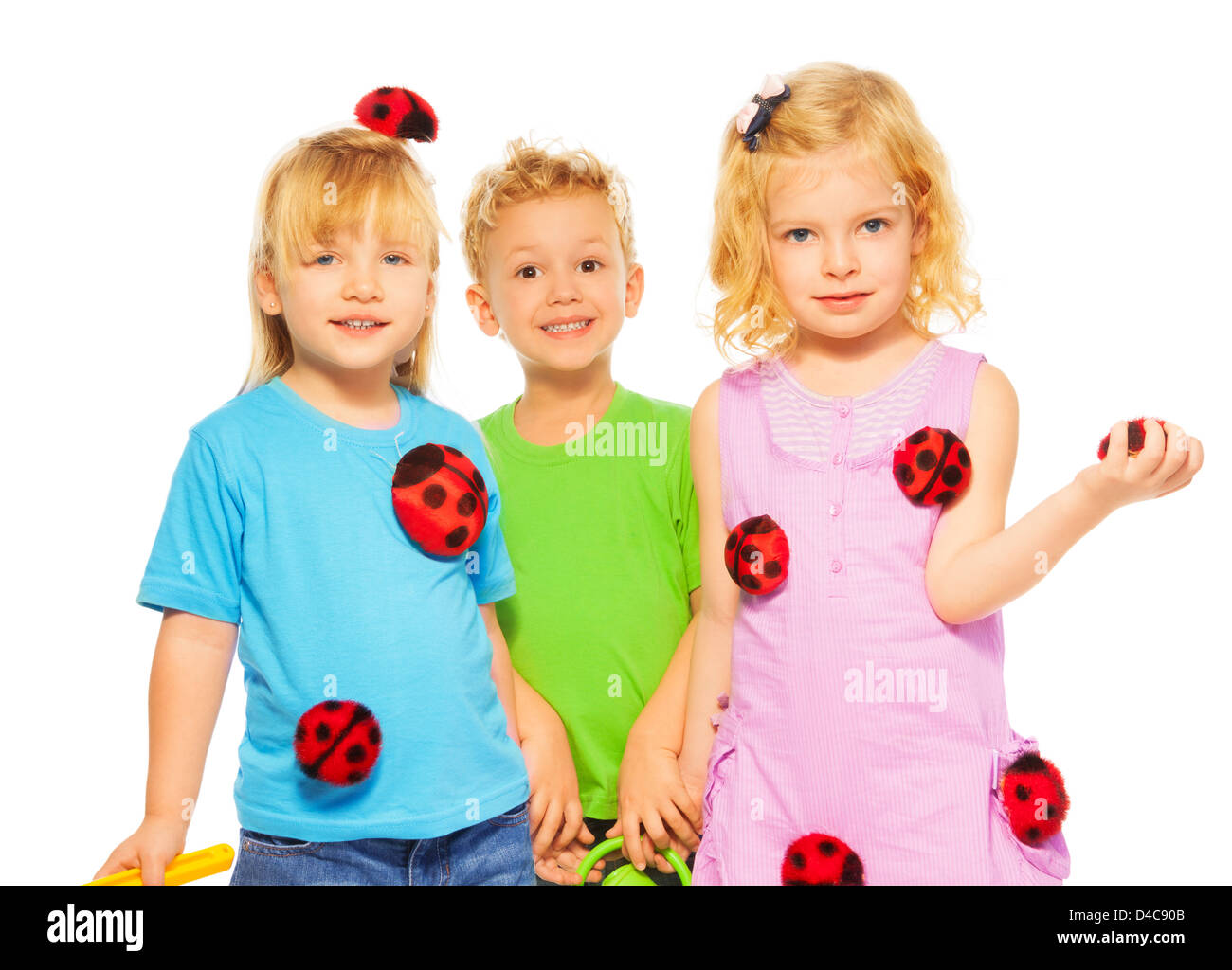 Blonde girl with ladybug hi-res stock photography and images - Alamy