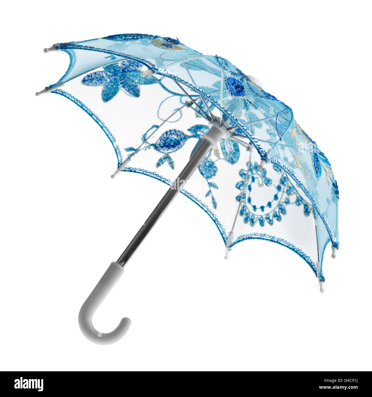 blue toy umbrella Stock Photo - Alamy
