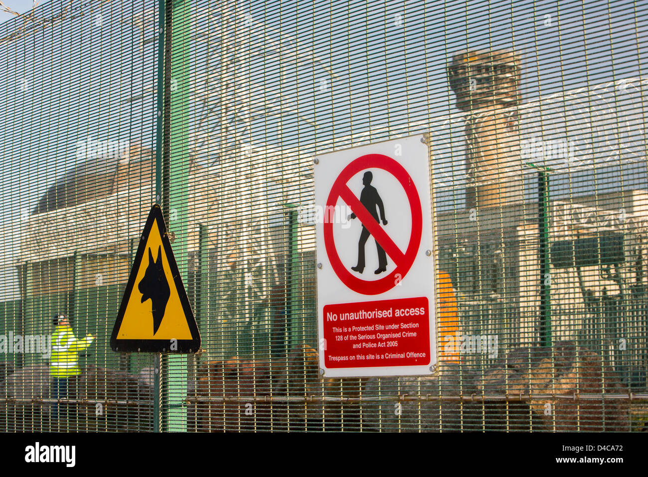 The capped off nuclear reactor following a disastrous fire in October ...