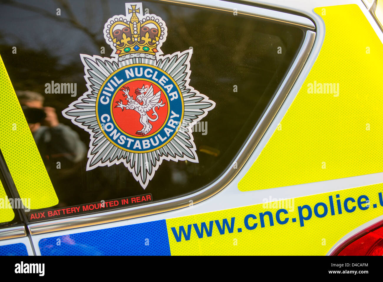 A Nuclear police car protecting the Sellafield nuclear power station ...