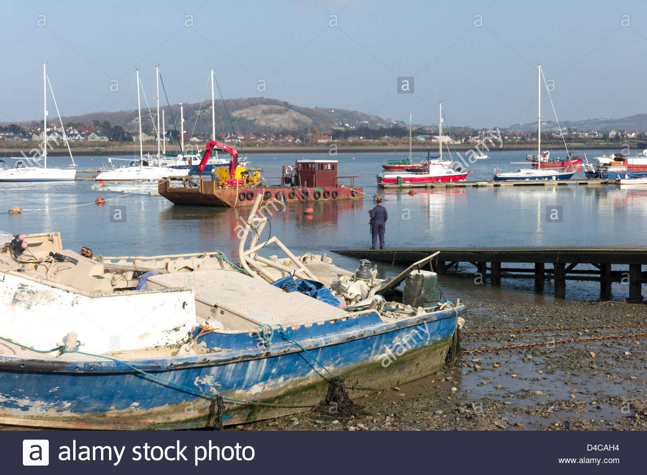 Conwy Fishing Boat High Resolution Stock Photography and Images - Alamy