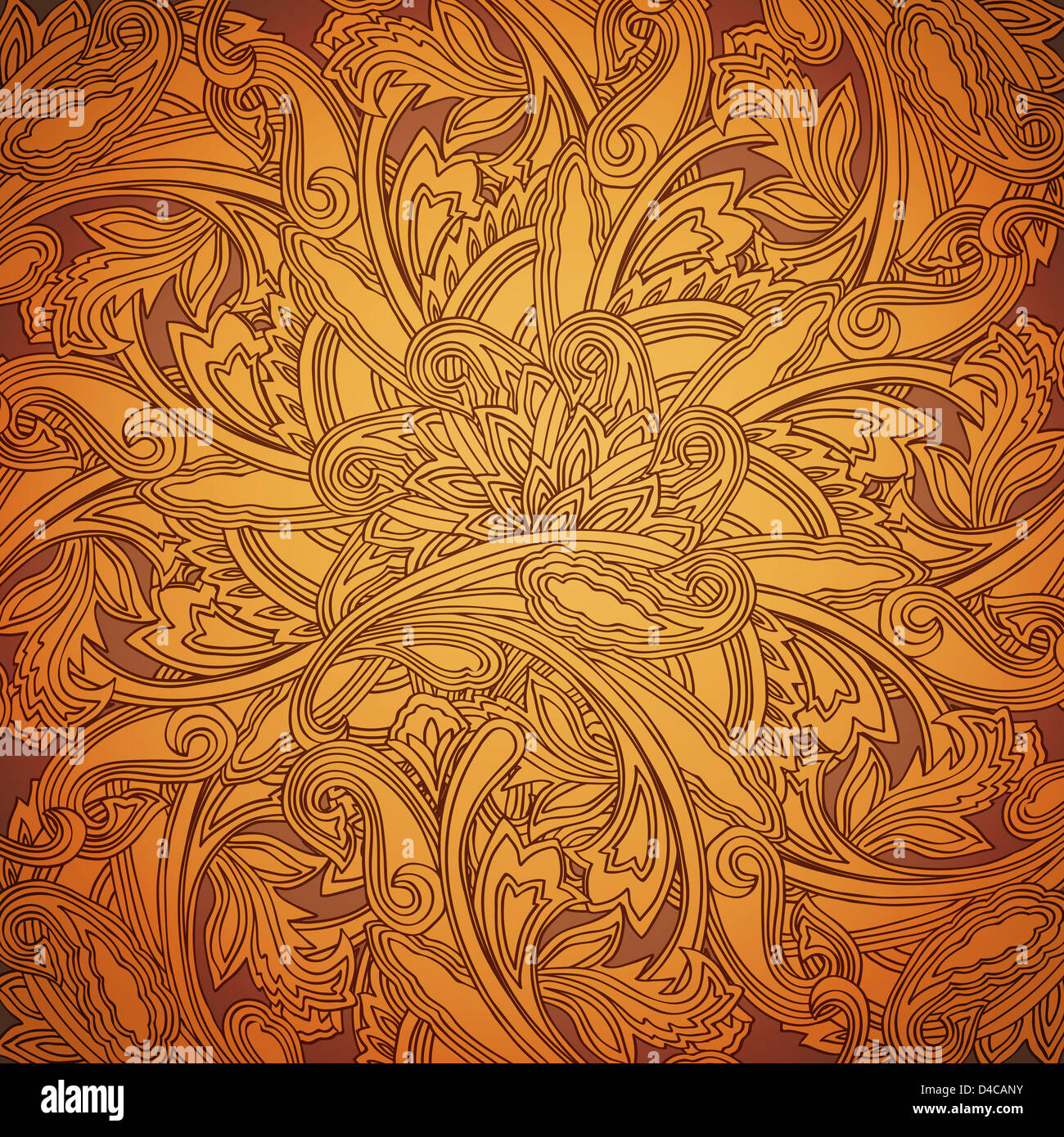 Ethnic round design element background Stock Photo - Alamy