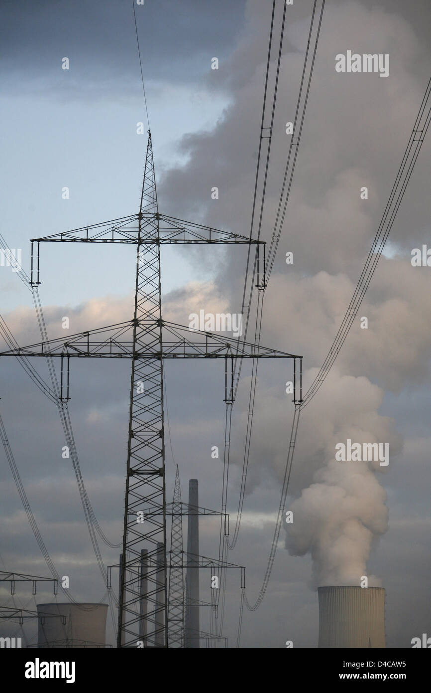 A coal-fired plant is pictured in Grosskrotzenburg, Germany, 31 ...