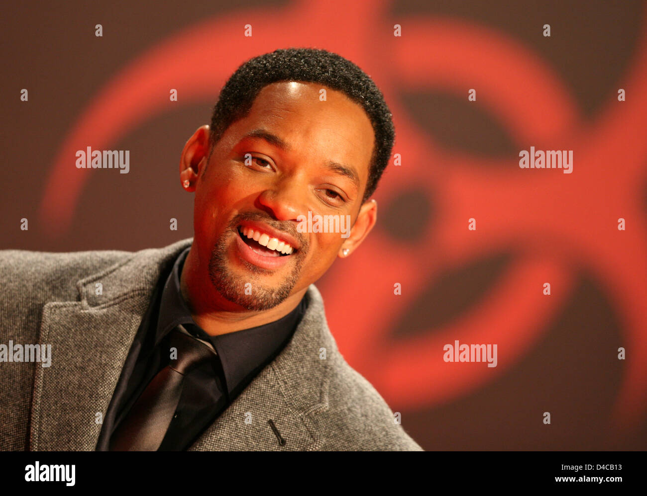 US actor Will Smith reacts to the fans as he arrives for the Germany ...