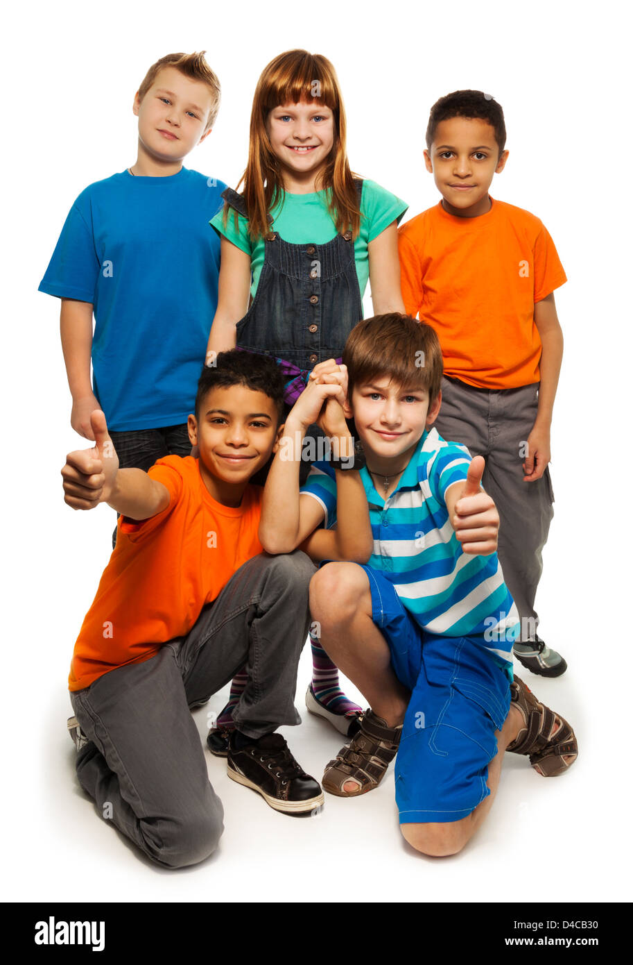 Group of schoolboys Cut Out Stock Images & Pictures - Alamy