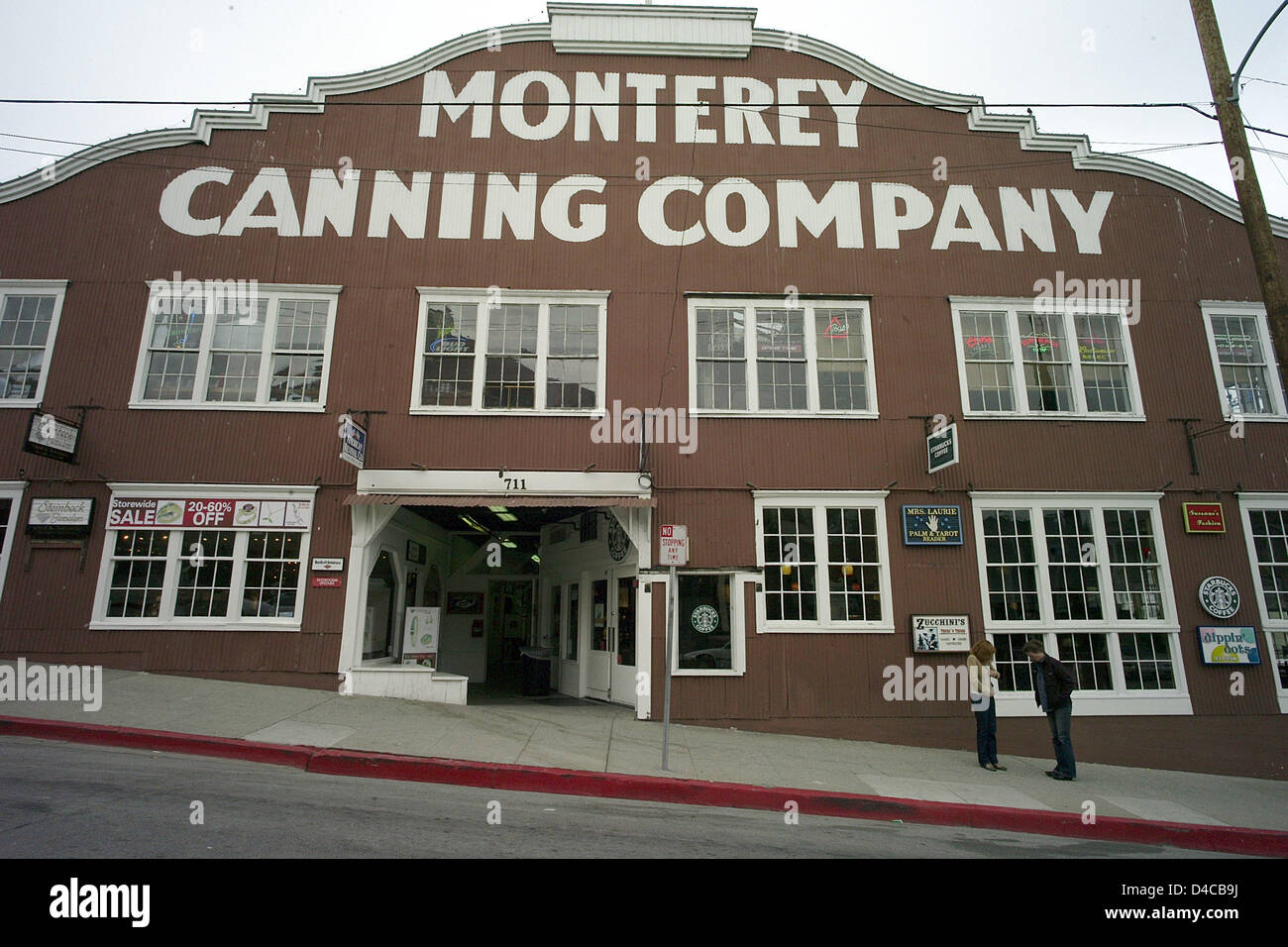 The picture shows a former cannery at Cannery Row in the fishing town ...