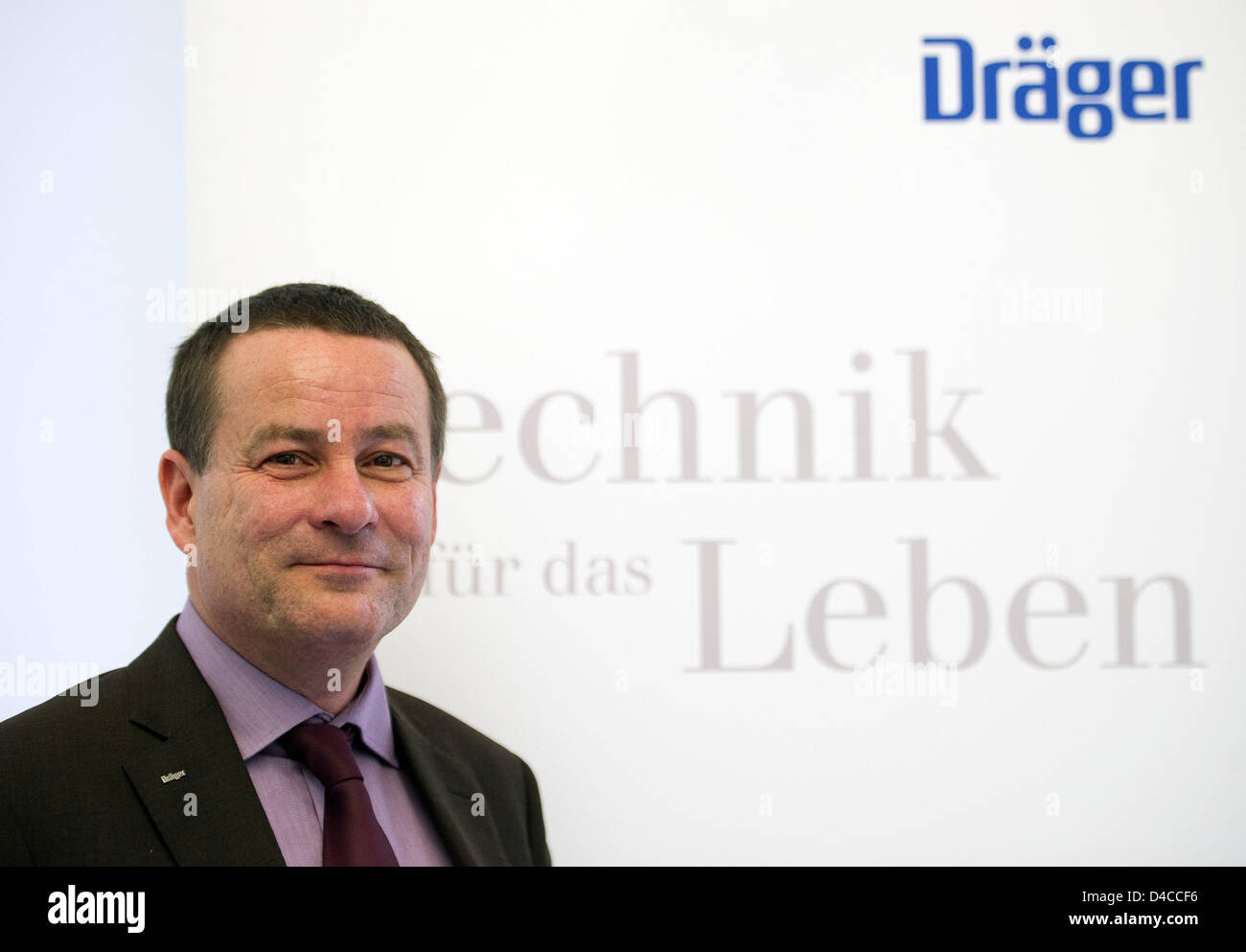 Stefan Draeger, CEO and chairman of the executive board of Draegerwerk ...