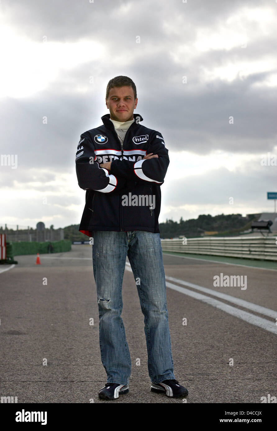 Estonian race driver Marko Asmer, F3 race driver and BMW Sauber test ...