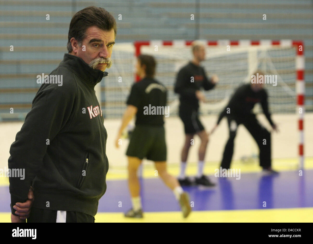 Heiner Brand, head coach of the German national team, pictured during ...