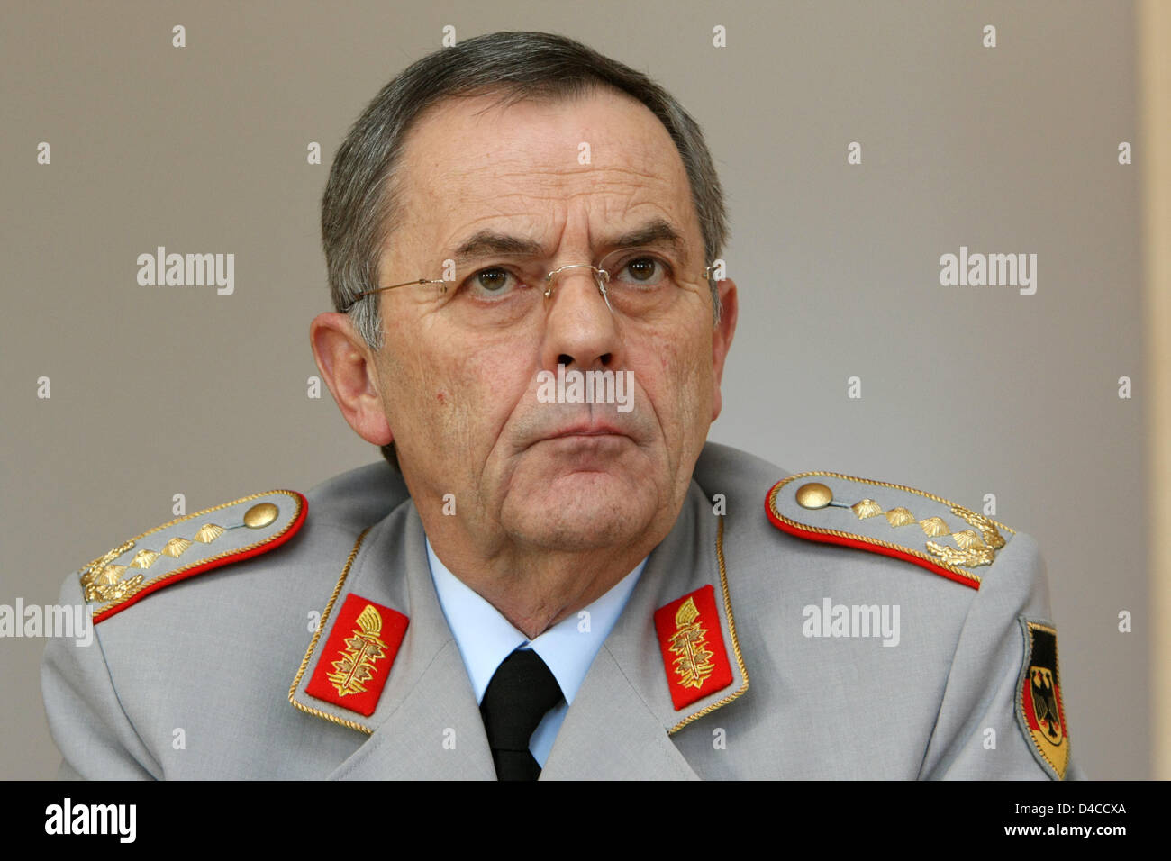 Wolfgang Schneiderhan, Inspector General of the German Bundeswehr ...