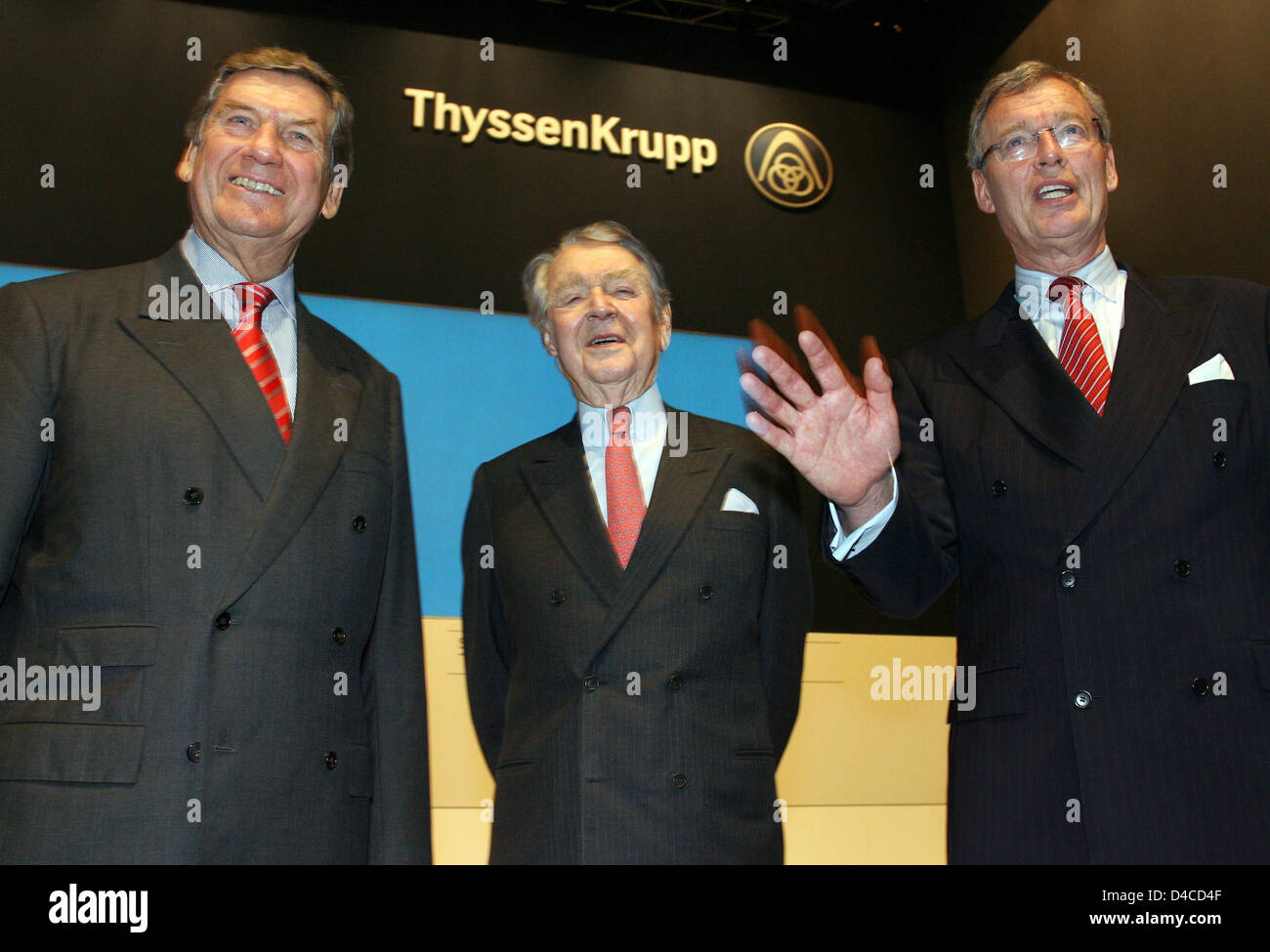 Chairman thyssenkrupp supervisory board gerhard hi-res stock ...