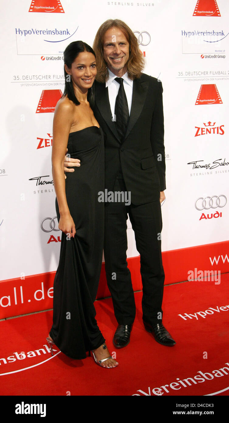 Constantin Film CEO Fred Kogel (R) arrives with girlfriend Rhea ...