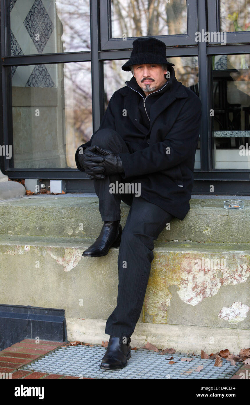 The picture shows Russian author Vladimir Sorokin in the garden of the ...