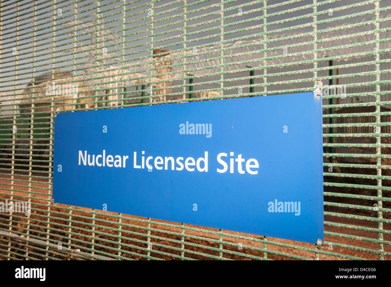 The capped off nuclear reactor following a disastrous fire in October ...