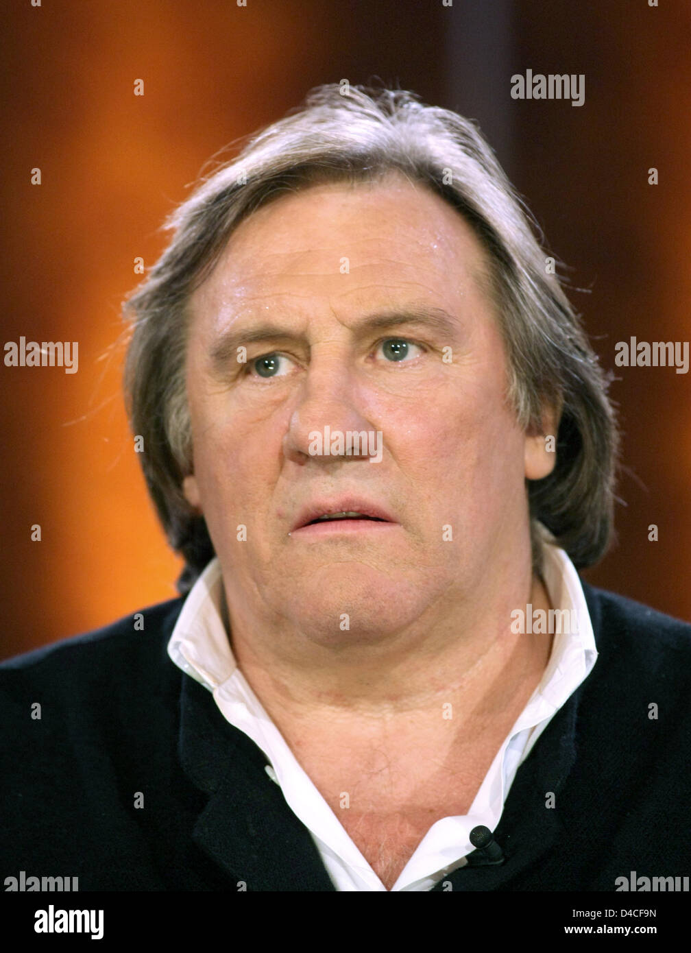 French actor Gerard Depardieu is pictured at the German language TV ...