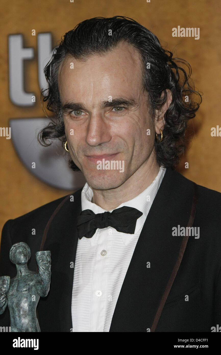 Daniel Day-Lewis, winner of the Best Actor Award, poses at the 14th ...