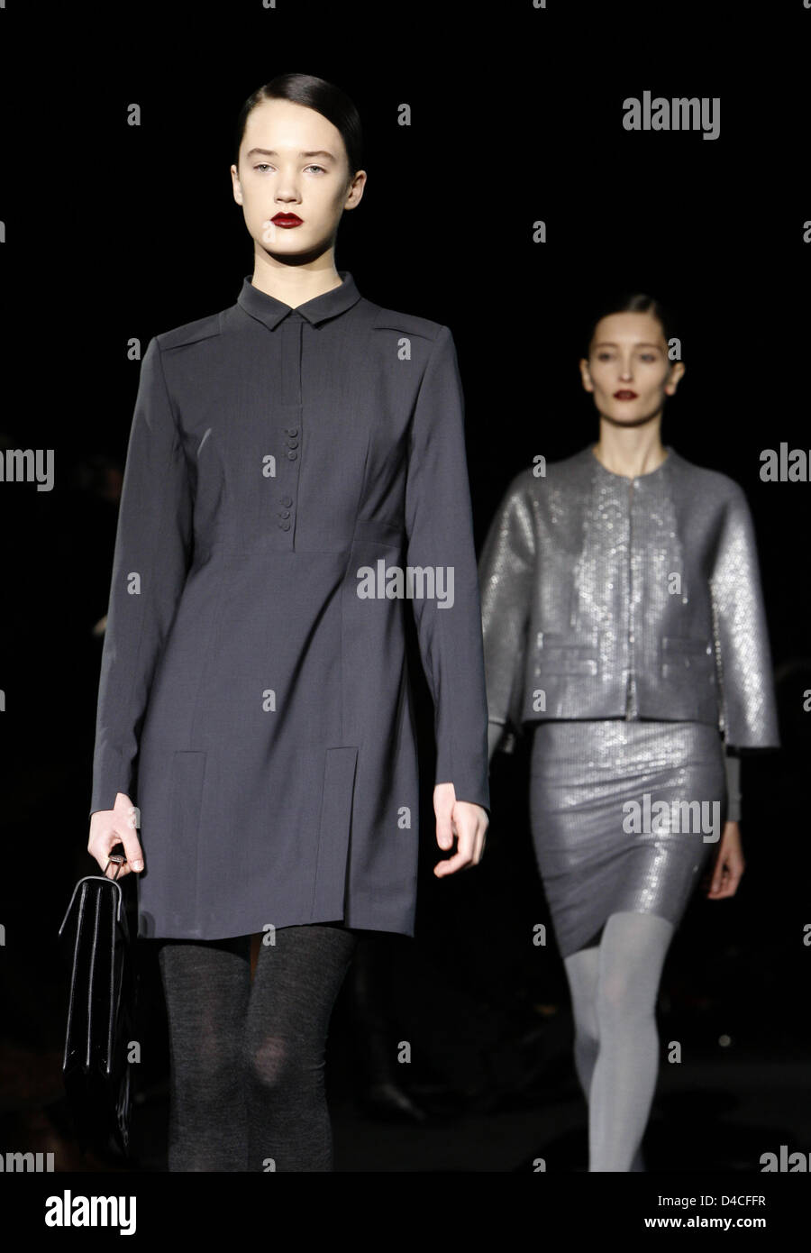 Models present 'Hugo' creations during the Berlin Fashion Week at ...