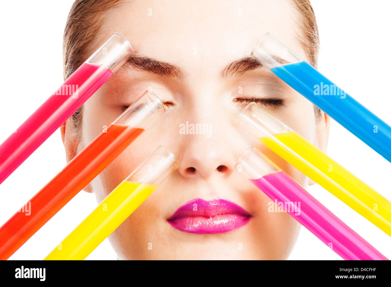 Woman different color eyes hi-res stock photography and images - Alamy